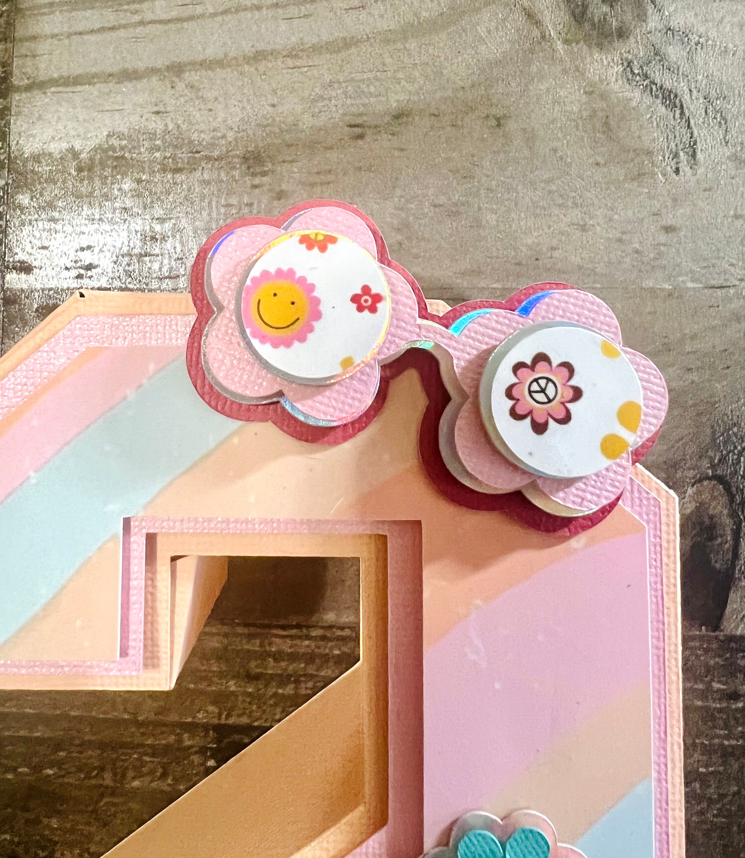 Boho Birthday 3D Number Girl Birthday Boho Party Boho Rainbow - Etsy