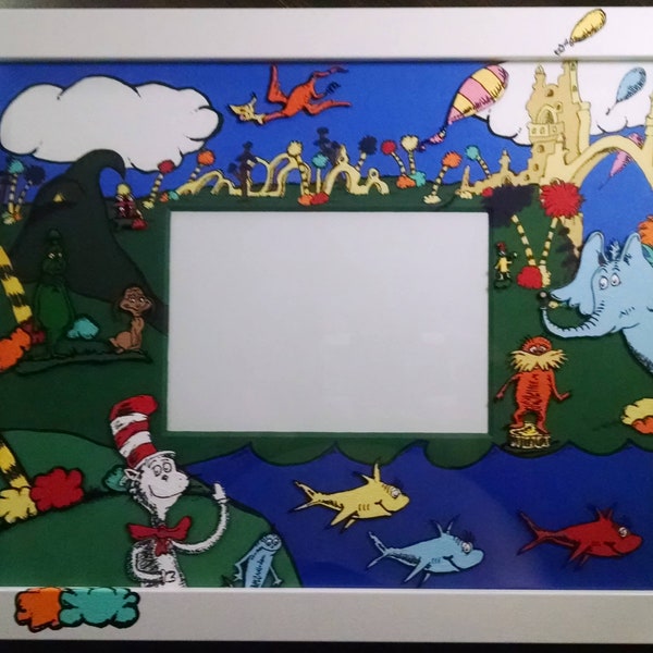 Dr. Seuss Picture Frame - Etsy