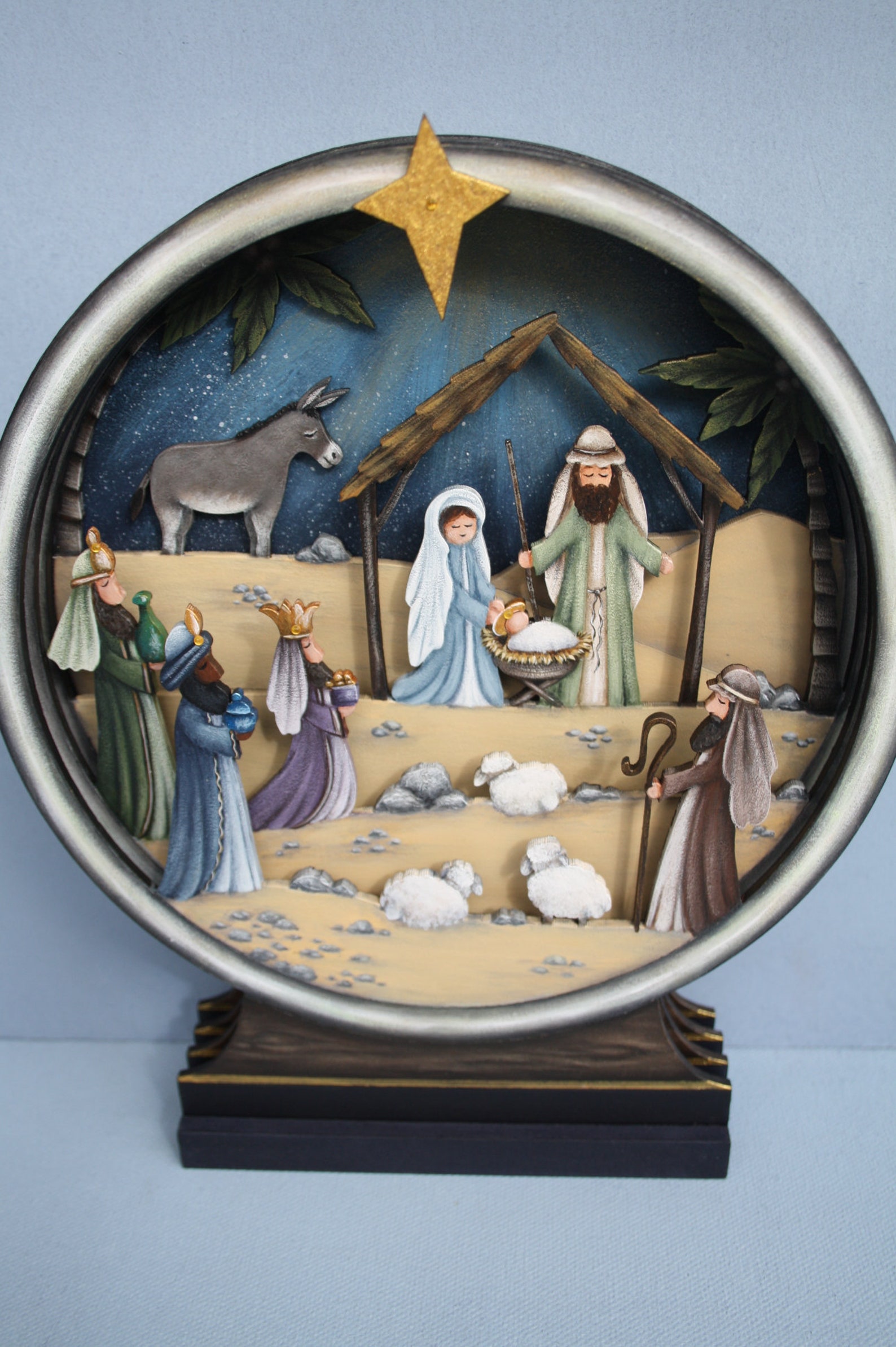 Nativity Snowglobe - Etsy