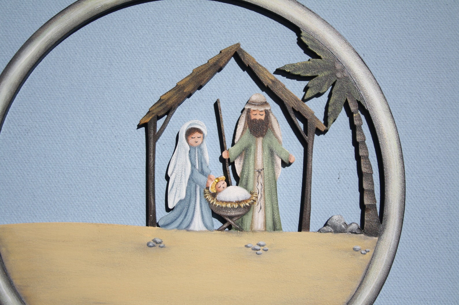 Nativity Snowglobe - Etsy