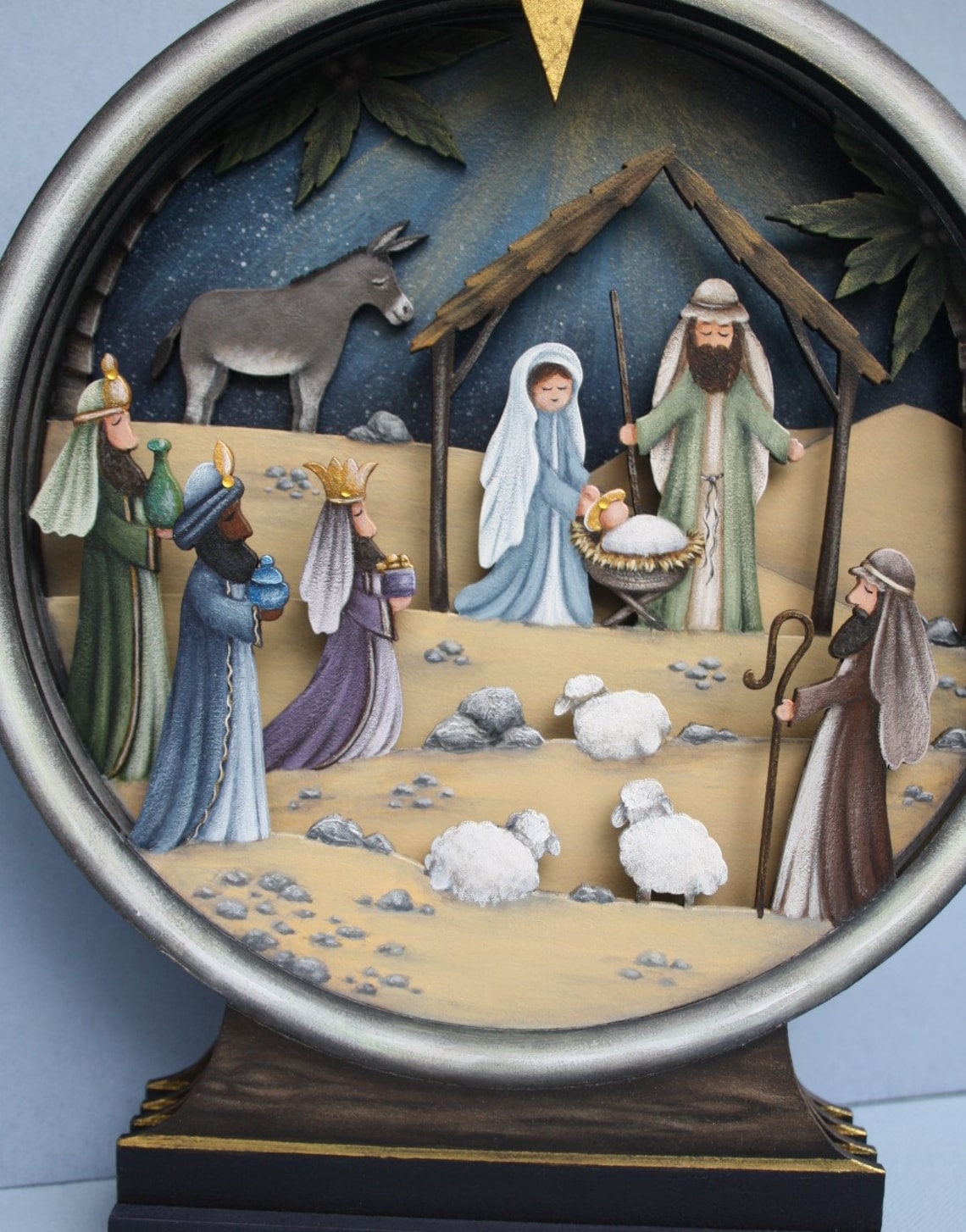 Nativity Snowglobe - Etsy