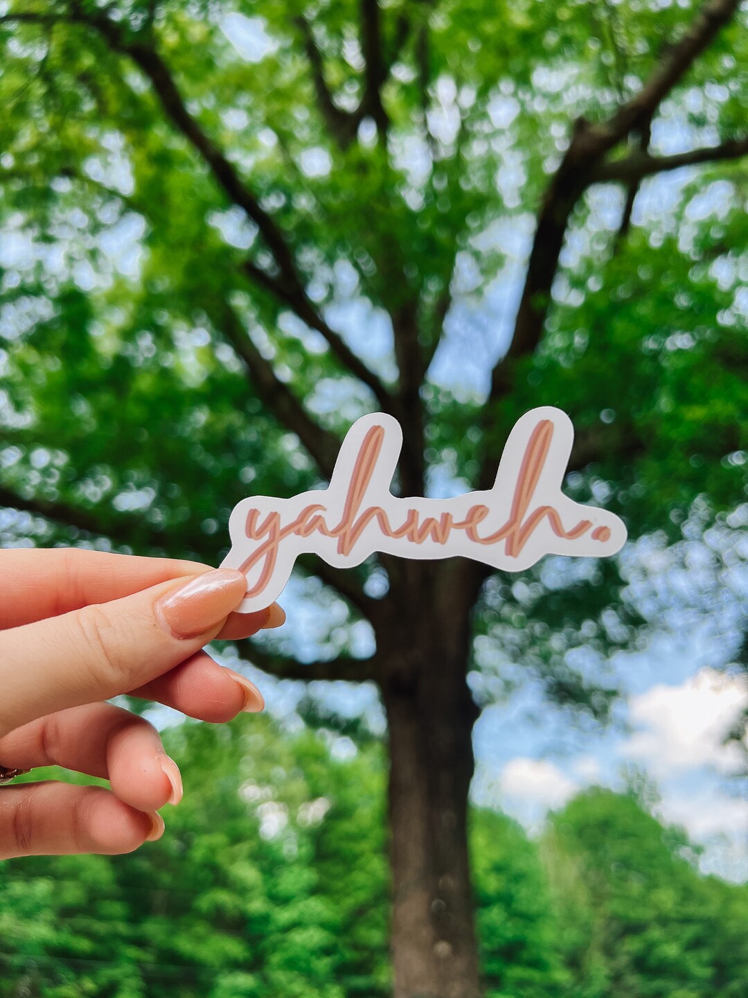 YAHWEH Sticker. - Etsy