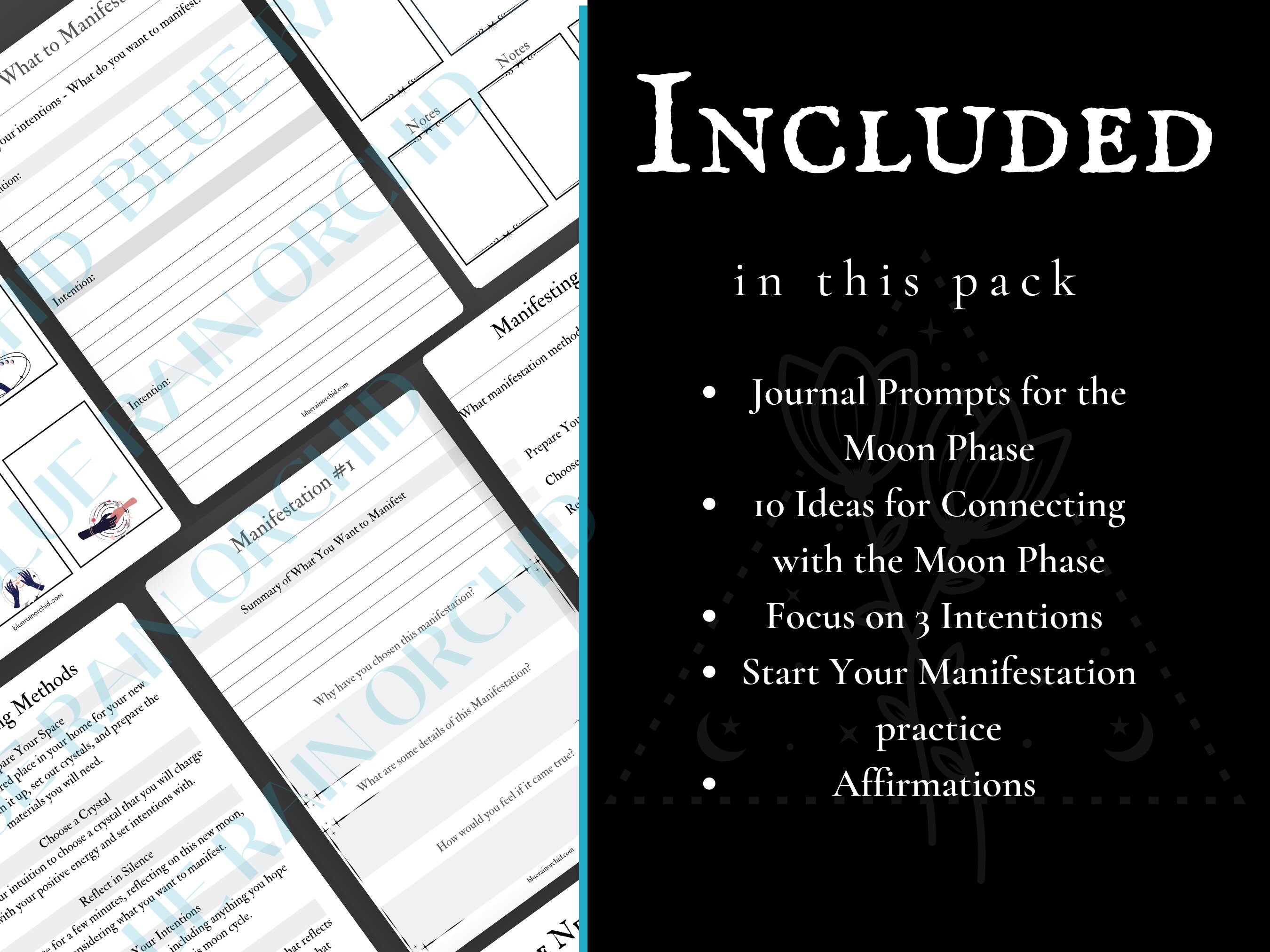 Manifesting With the New Moon Workbook, PDF, Instant Download ...