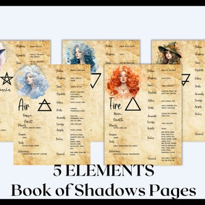 Five Elements Cheat Sheet, Elemental Magic, Elemental Magic Guide, the ...
