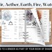 Five Elements Cheat Sheet, Elemental Magic, Elemental Magic Guide, the ...