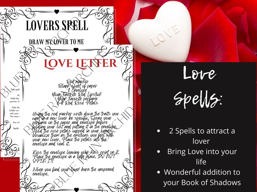 Love Spells, Magick, Love Attraction Spells, Book of Shadows, Love ...