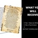The Wiccan Rede Long Version Book of Shadows Page - Etsy
