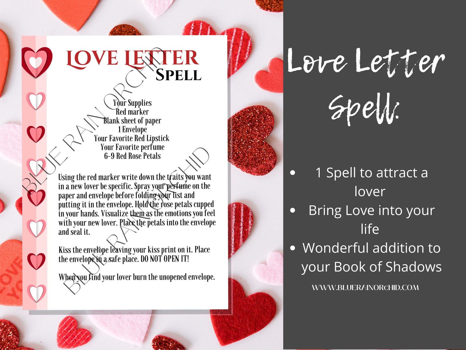 Love Letter Spell, Magic Love, Love Attraction, Digital Download ...