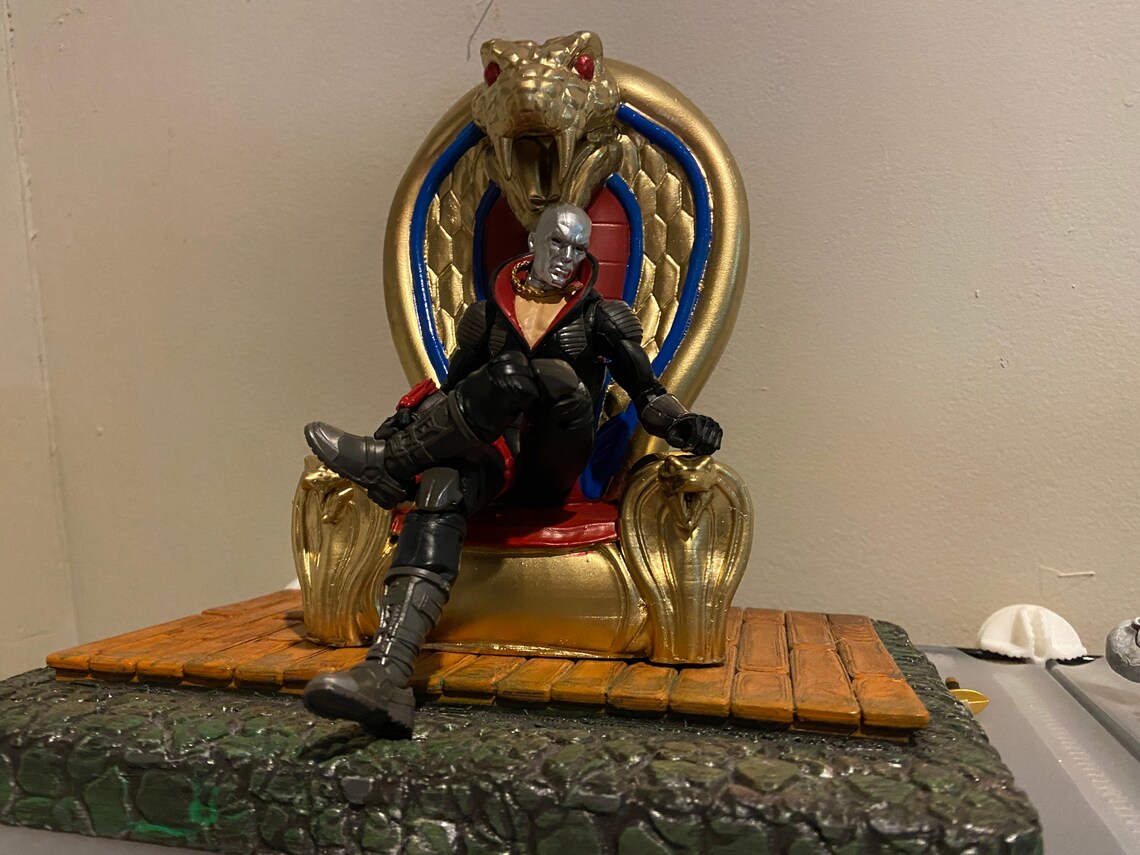 Gi joe classified cobra commander throne | Etsy