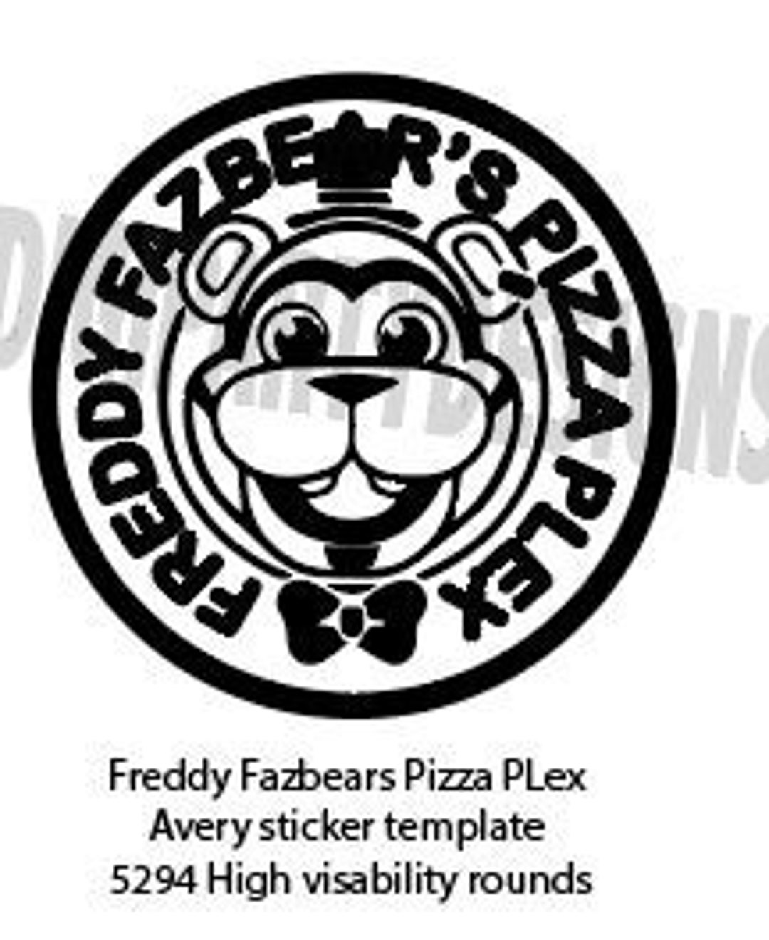 Five Nights of Freddy's Security Breach- Pizza Plex Sticker DIGITAL ...