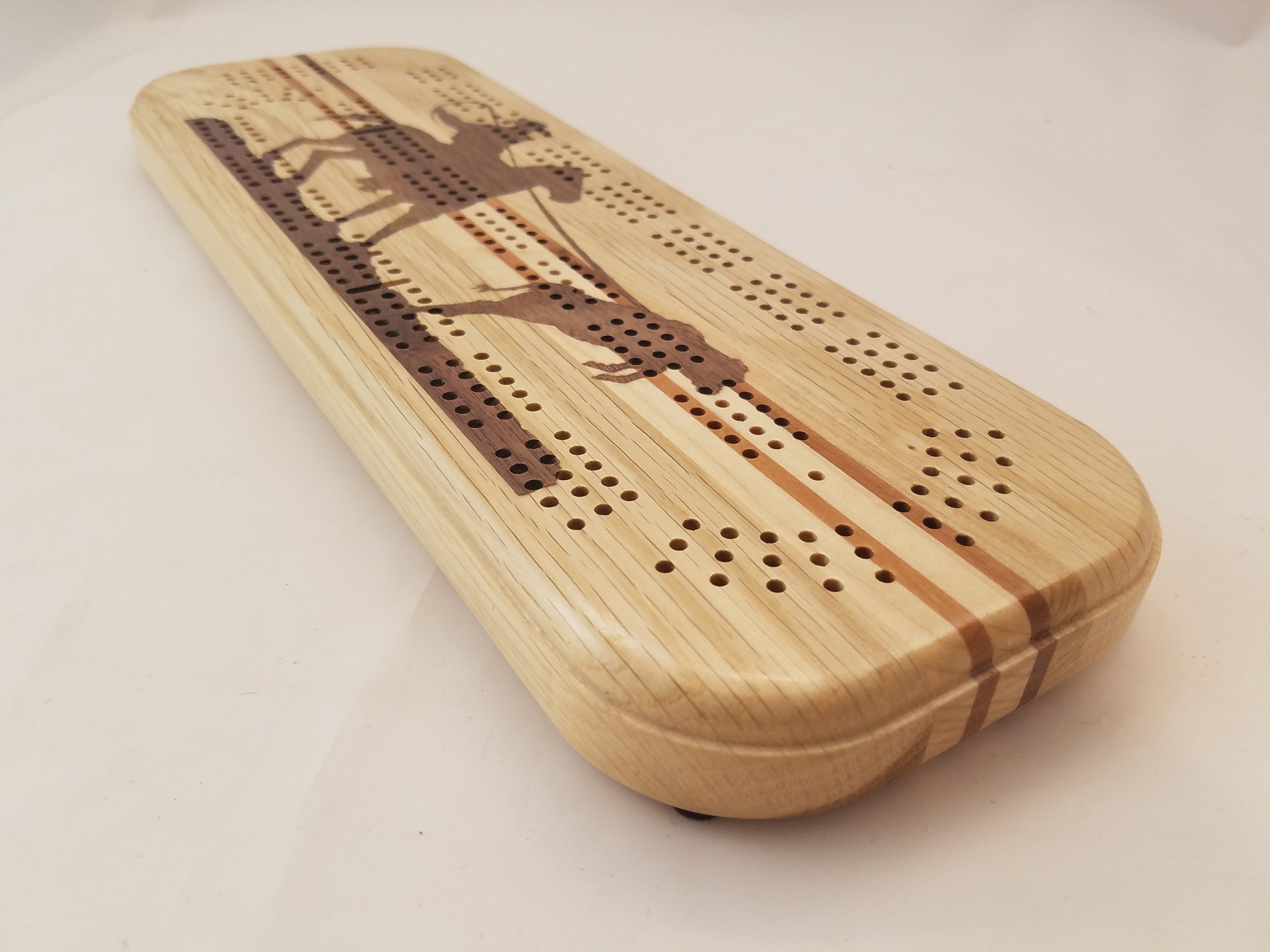 Cribbage Board Cowboy Roping Calf Inlay 3 Player Mixed - Etsy UK