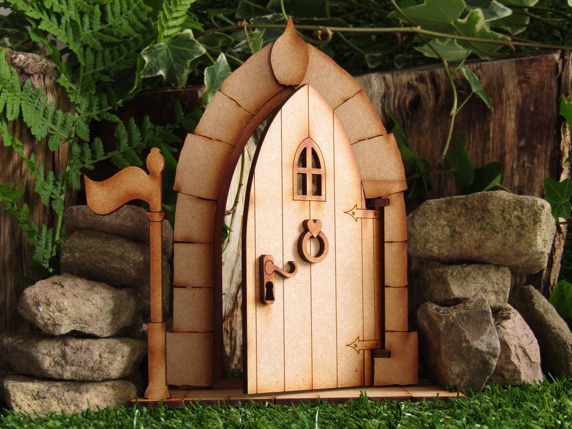 Opening XL Fairy Castle Door Freestanding Fully Opening - Etsy UK