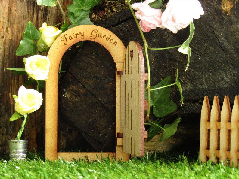 Opening Fairy Garden Gate Three-dimensional Fully Opening - Etsy Australia