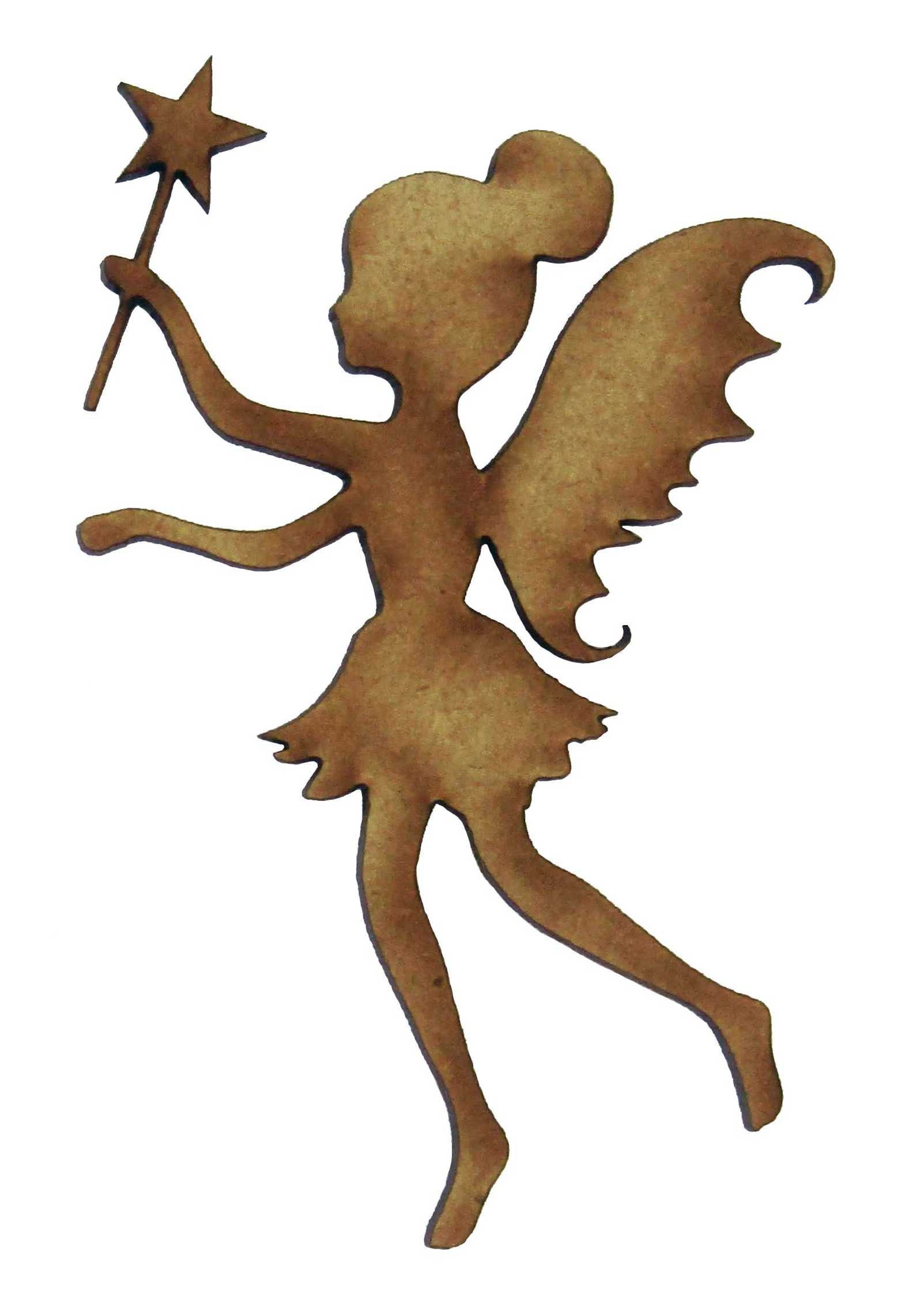 2 Piece Wooden Fairies Set Pair of Wooden Fairy Craft Shapes | Etsy