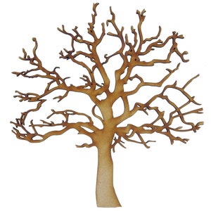 Wooden 'oak Tree' Family Tree Craft Kit With 'family', Love' & 'home ...
