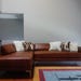 Gambrell Renard Saddle Brown Leather Sofa Chaise Sectional - Etsy Canada