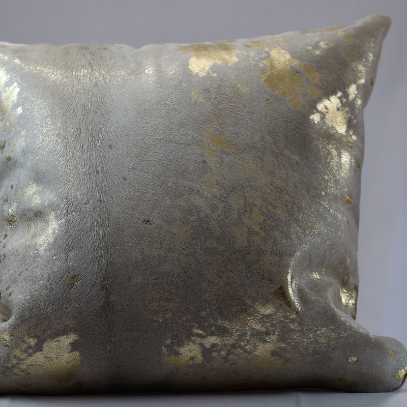 Metallic Gold Pillow - Etsy