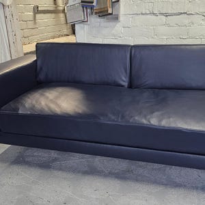 Gambrell Renard Saddle Brown Leather Sofa Chaise Sectional - Etsy Canada
