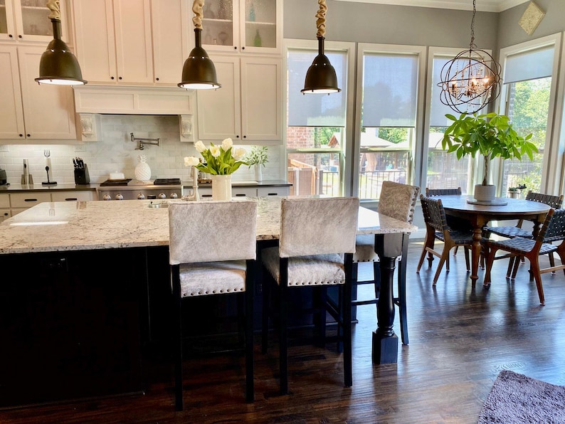 Cowhide Bar and Counter Height Stools - Etsy