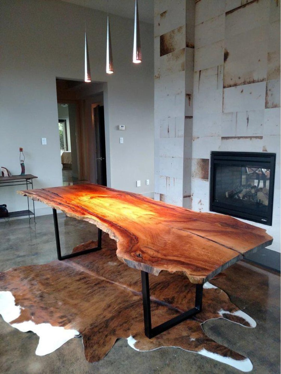 Live Edge Wood Dining Table - Etsy