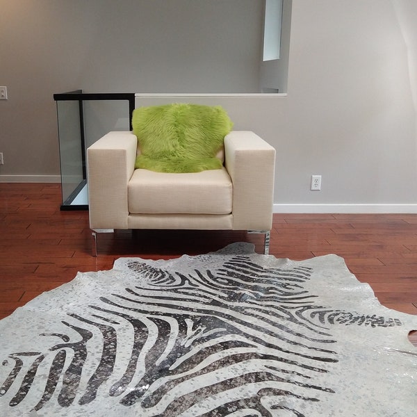 Acid Wash Cowhide Rug - Etsy