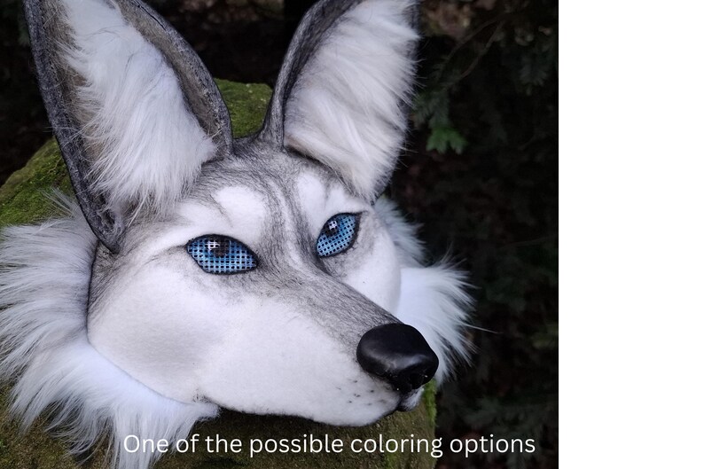 Make Your Own Animal Mask, DIY Kit Therian Mask Fox / Quadrobics Mask ...