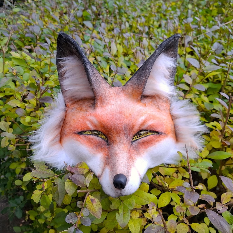 Red Fox Mask - Etsy