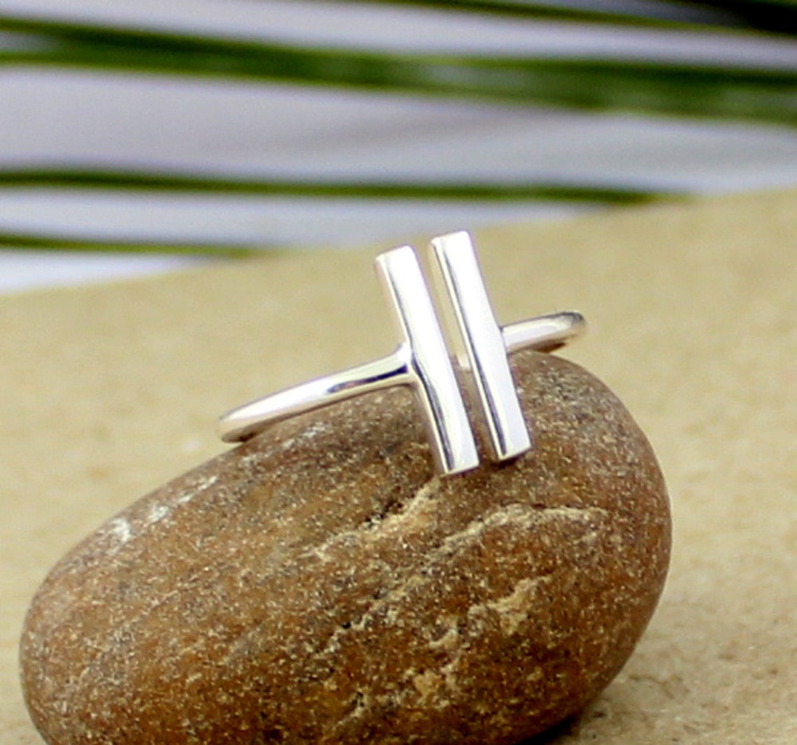 Funky Ring Midi Ring Friends Promise Ring Handcrafted 925 - Etsy