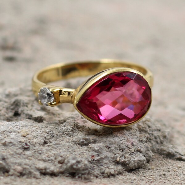 Fuchsia Ring - Etsy