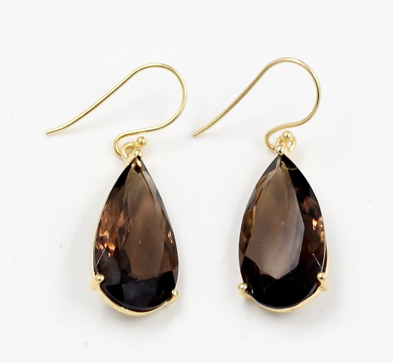 Long Tear Dropnatural Gemstoneearringamethyst/green - Etsy