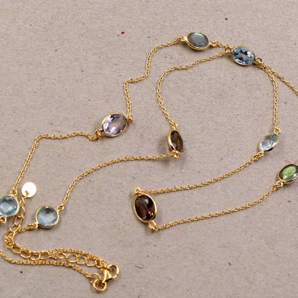 Station Necklace - Etsy