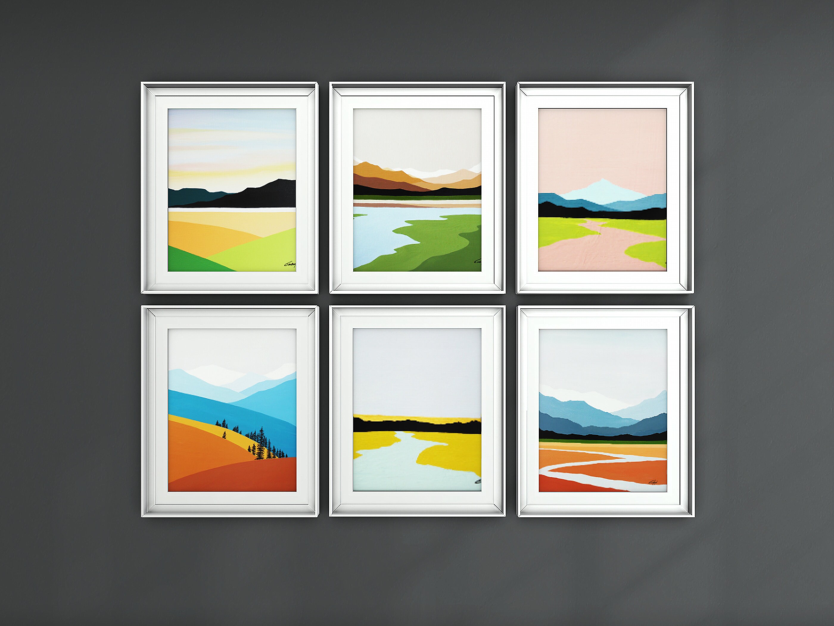 Fine Art Prints Gallery Wall Set Set of 6 Prints - Etsy UK