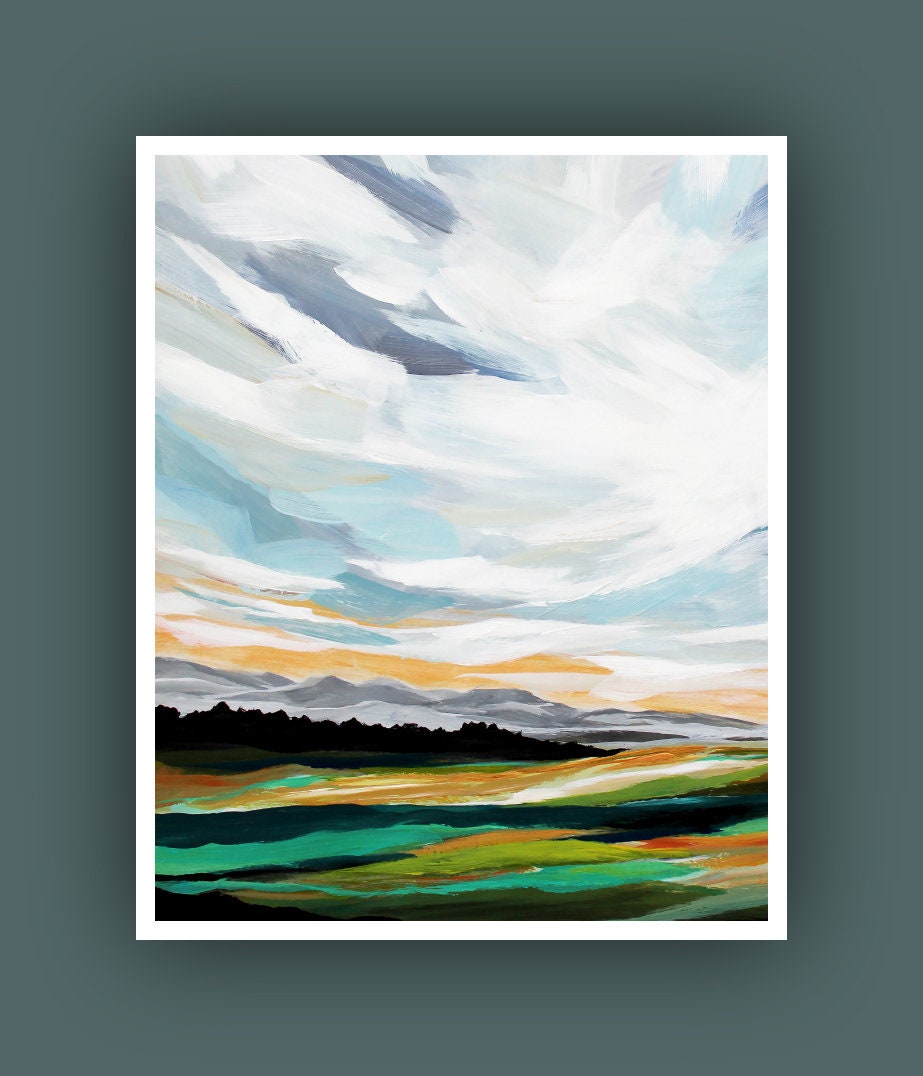 Fine Art Prints Set of 2 Prints Contemporary Art Abstract | Etsy