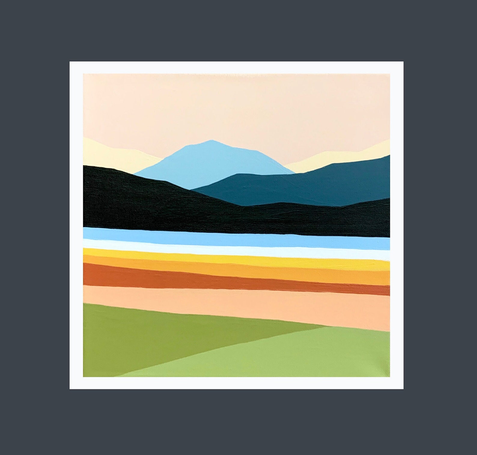 Fine Art Prints, Contemporary Art, Square Prints, Abstract Landscape ...