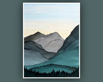 Mountain Fine Art | Etsy