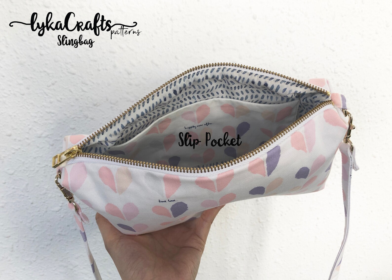 Sling Bag PDF Sewing Pattern + Tutorial - BONUS Baby Sling Bag Pattern ...