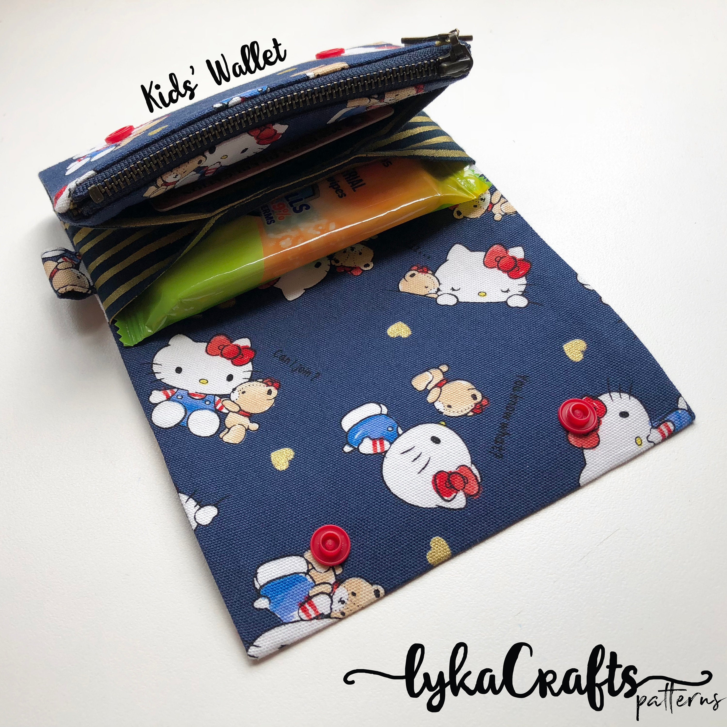 Kids' Wallets (2 Sizes) - PDF Sewing Pattern & Tutorial - Etsy