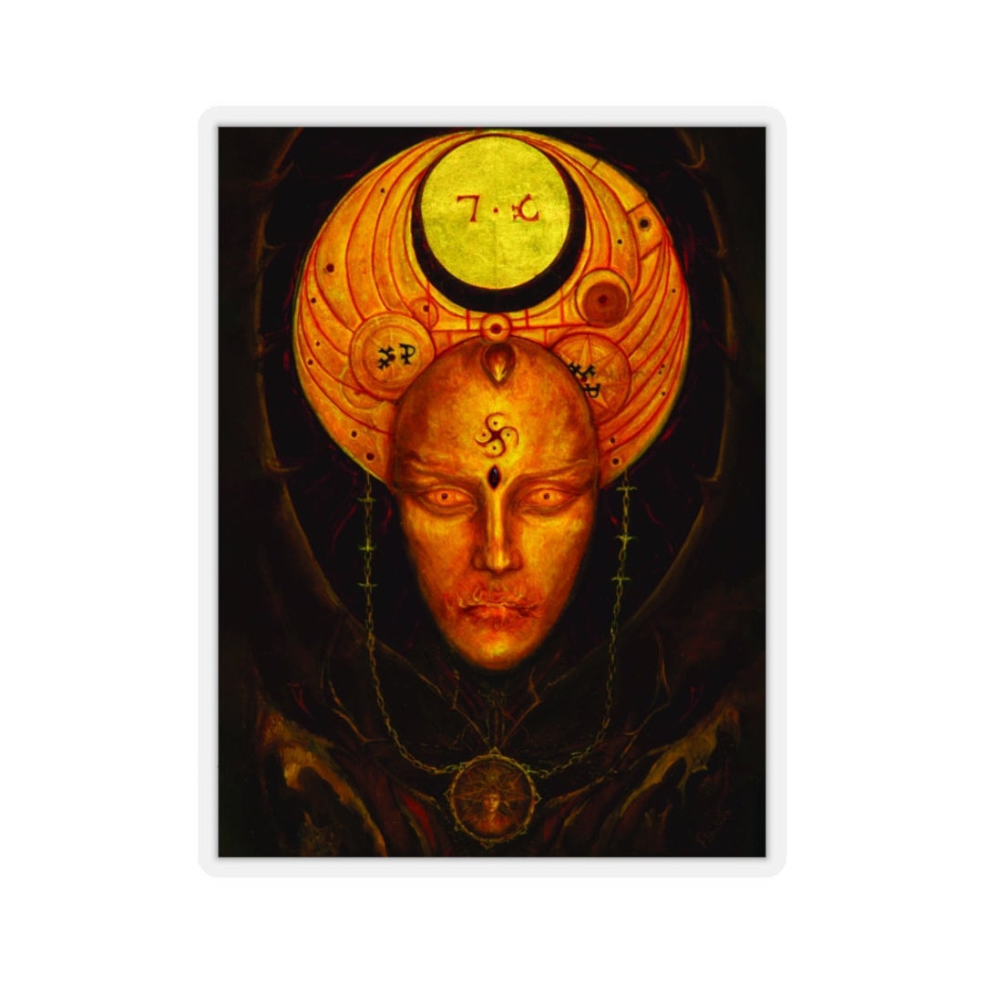 Sticker the Enochian Mask - Etsy