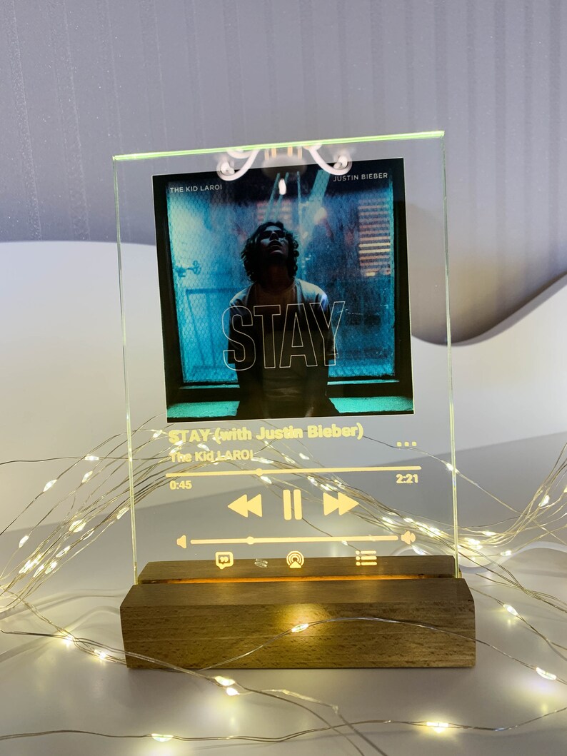 Custom Album Cover Music Plaque Custom Music Night Light - Etsy