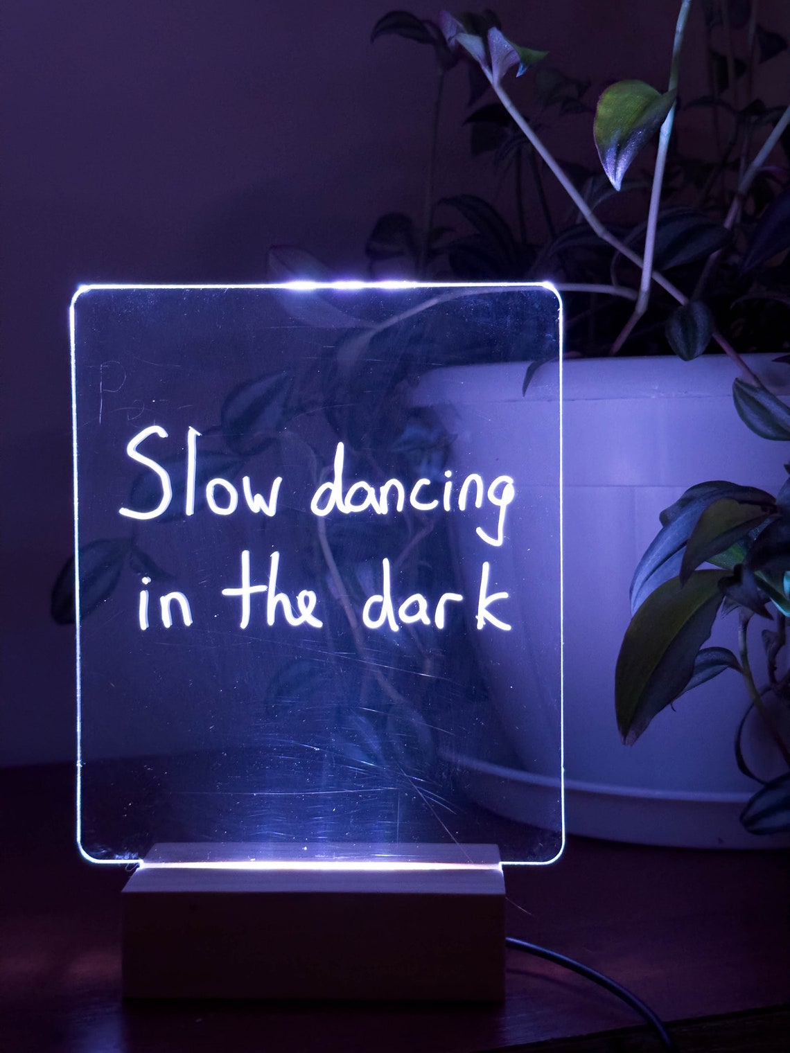 Acrylic Creative Message Board Holiday USB Light Gift for Kids - Etsy