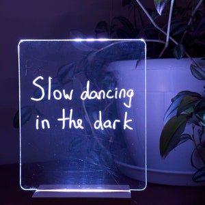 Acrylic Creative Message Board Holiday USB Light Gift for Kids Home ...