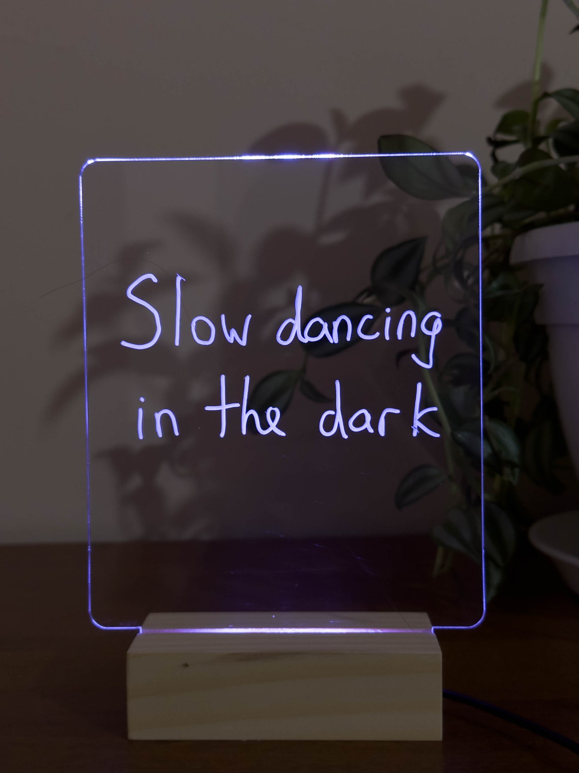 Acrylic Creative Message Board Holiday USB Light Gift for Kids - Etsy