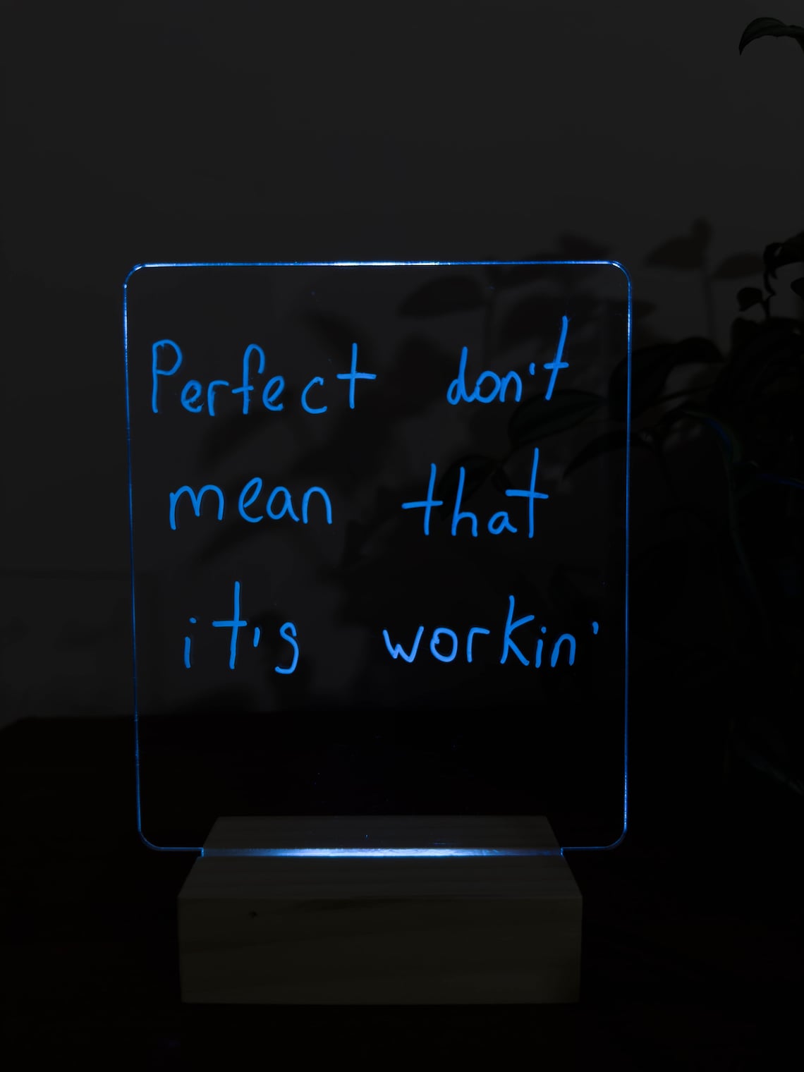 Acrylic Creative Message Board Holiday USB Light Gift for Kids - Etsy