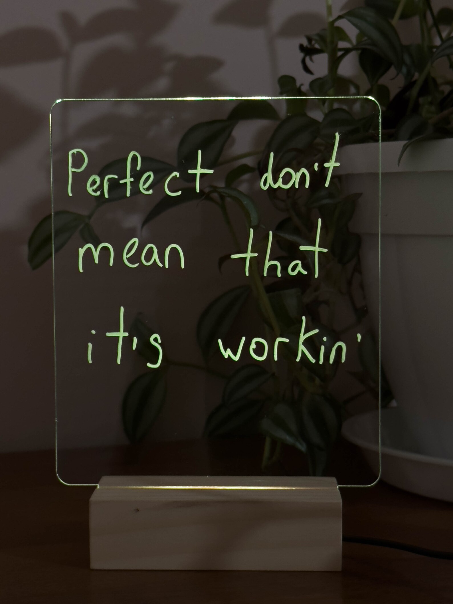 Acrylic Creative Message Board Holiday USB Light Gift for Kids - Etsy