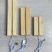 Rectangle LED Night Lights Wooden Base Lamp DIY Resin Crafts Home ...
