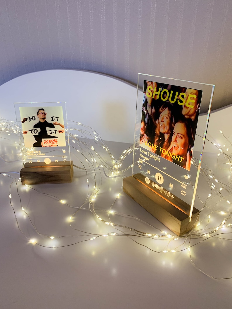 Custom Album Cover Music Plaque Custom Music Night Light - Etsy