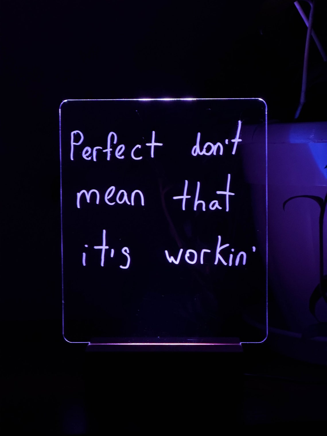 Acrylic Creative Message Board Holiday USB Light Gift for Kids - Etsy