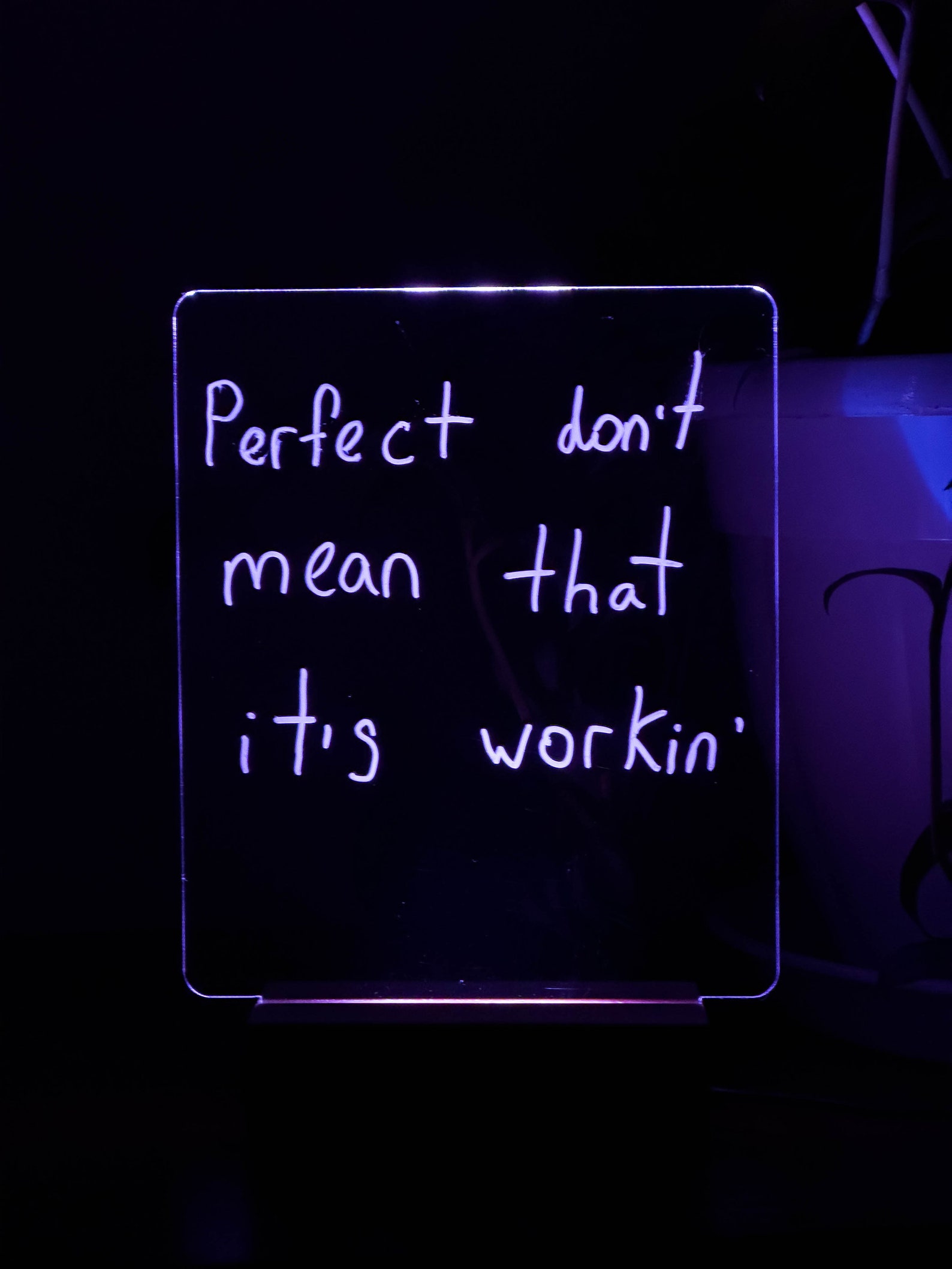 Acrylic Creative Message Board Holiday USB Light Gift for Kids - Etsy