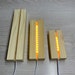 Rectangle LED Night Lights Wooden Base Lamp DIY Resin Crafts Home ...
