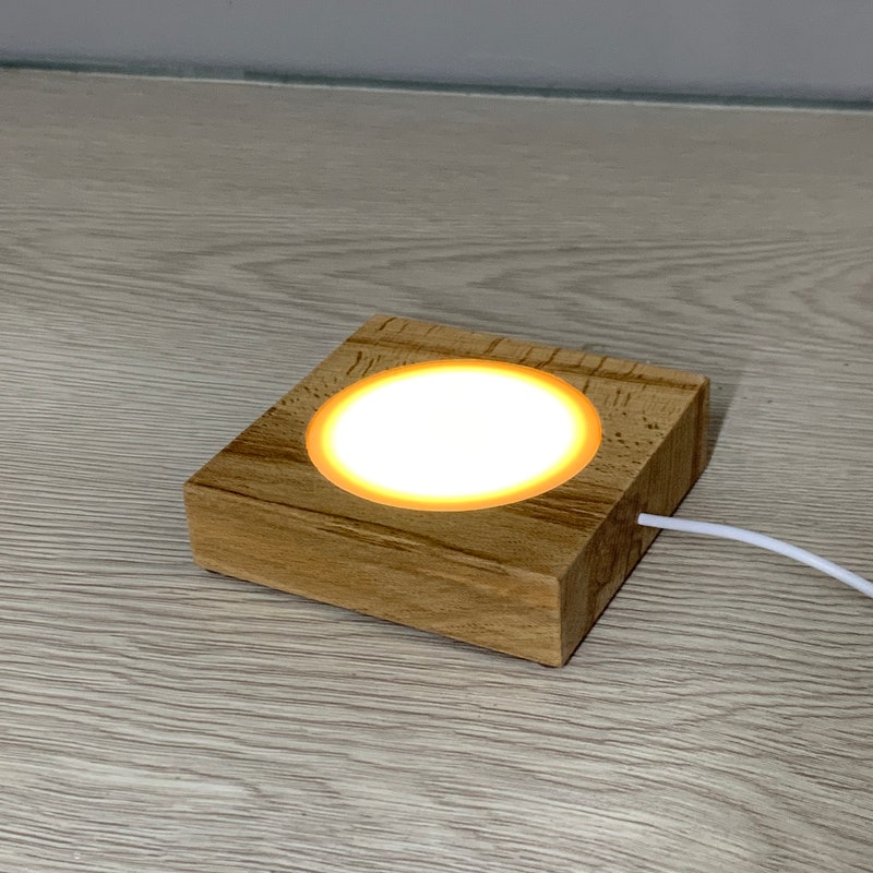Wooden Lighted Base Stand - Etsy Australia